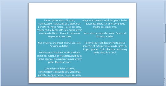 2 Columns Slide Layout In Powerpoint 2010 Powerpoint Presentation