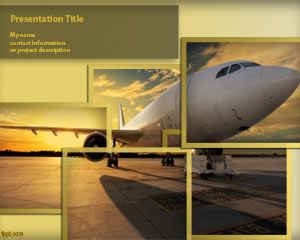 Aircraft PowerPoint Template PPT Template